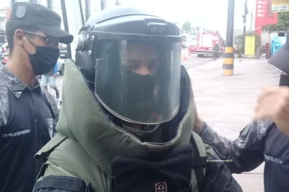 Grupo Marte desativa artefato deixado após explosão em cofre de posto ...