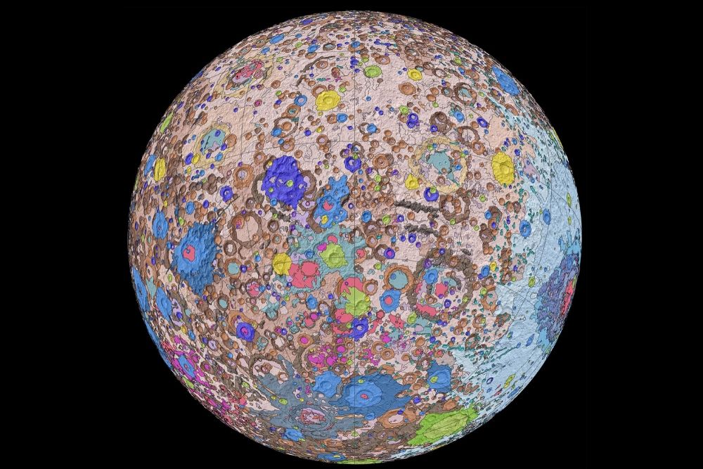 Astrônomos divulgam primeiro mapa superdetalhado da superfície da Lua ...