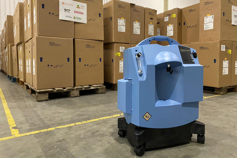 Amazonas recebe 240 concentradores de oxigênio adquiridos com ajuda ...