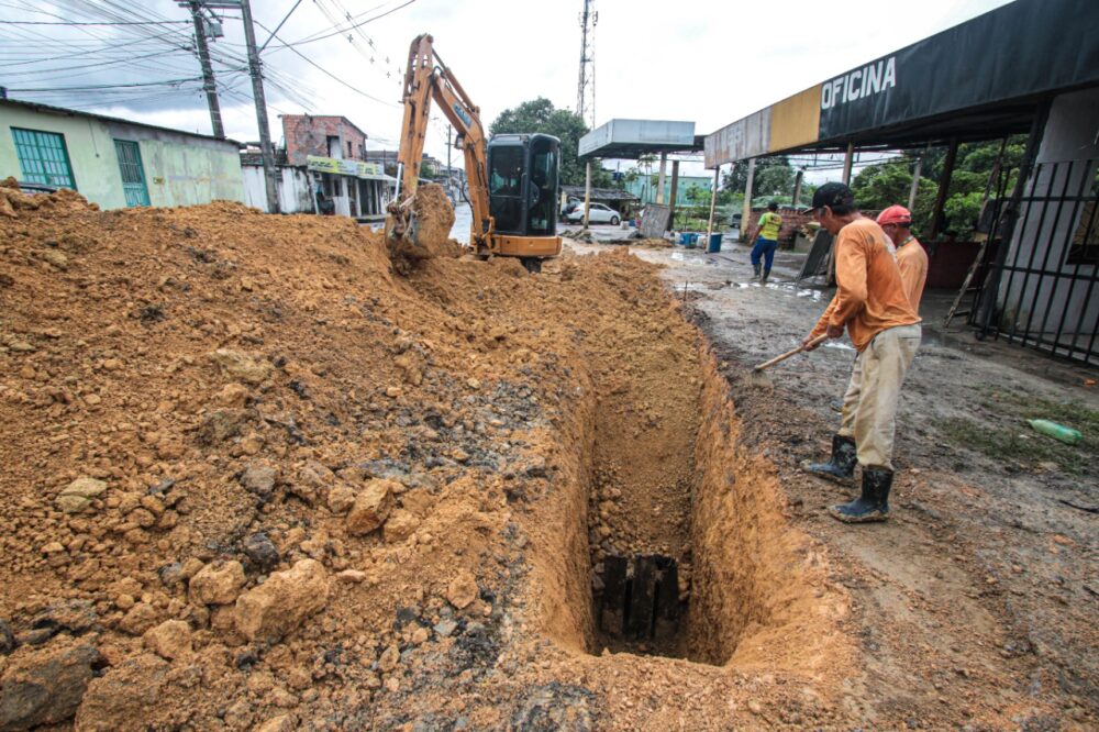 Conjunto Canaranas Recebe Implantação De 100 Metros De Nova Rede De