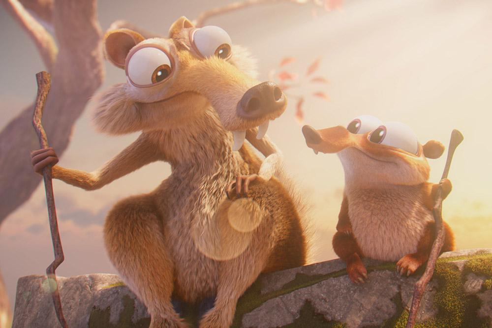 Scrat, da franquia 'A Era do Gelo', é protagonista de seis curtas que ...
