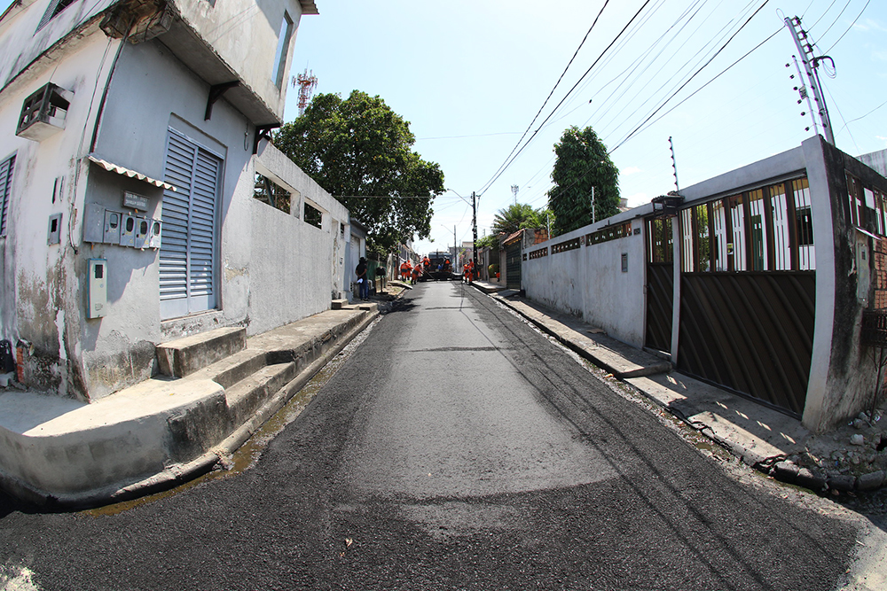 Bairro Japiim 2 recebe obras do programa 'Asfalta Manaus' - Portal do ...