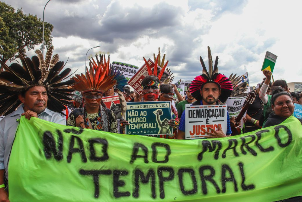 Mobilização Indígena Em Brasília Vai Pressionar Contra Marco Temporal