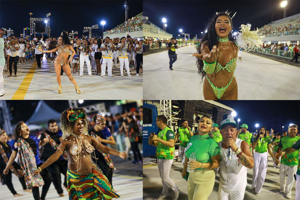 Desfiles das escolas de samba e série de vídeos fazem parte da cobertura do Carnaval na Floresta ...