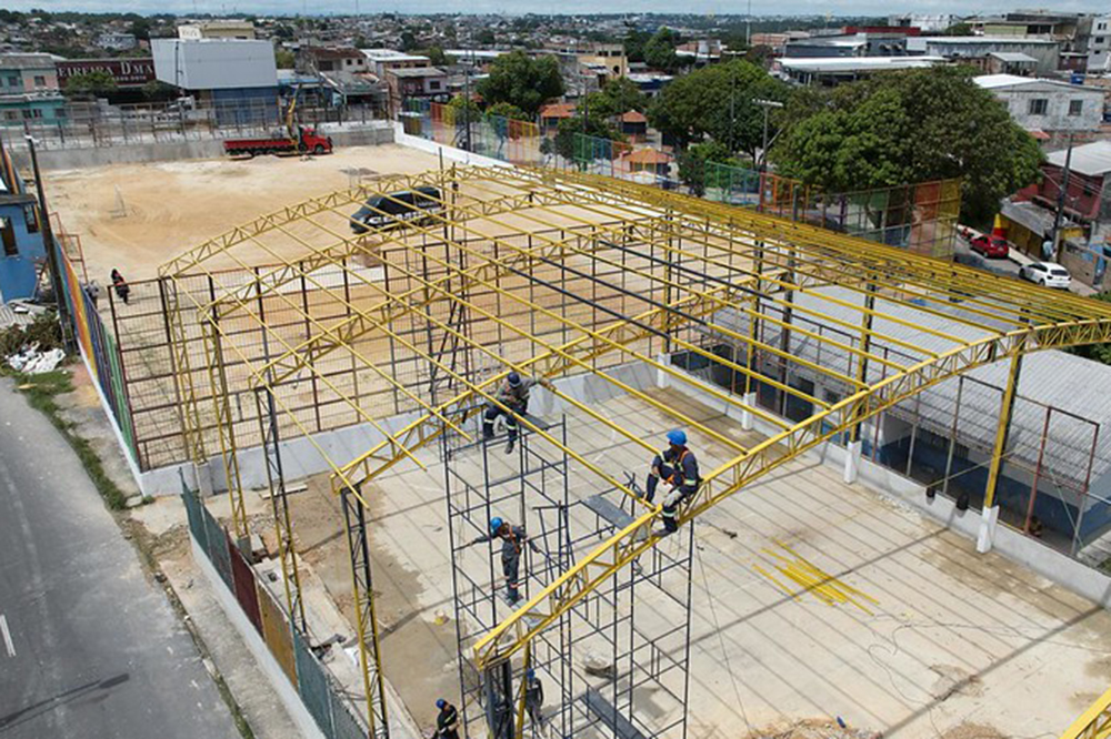 No bairro São José 3, Seminf reforma 5 mil metros quadrados no campo do ...