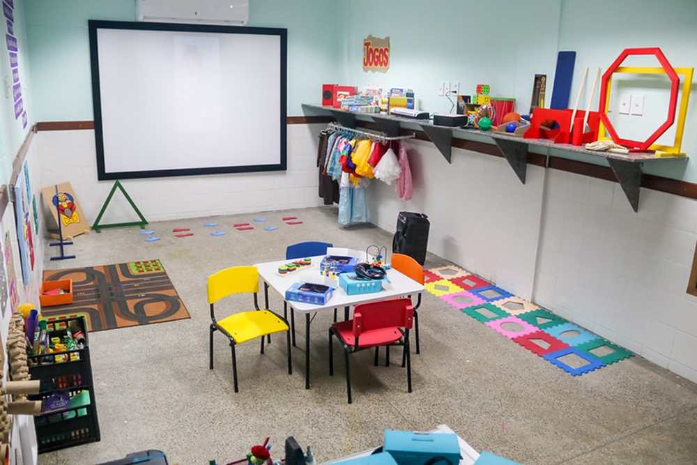 Sala de recursos é inaugurada na creche municipal Tude Moutinho, no ...