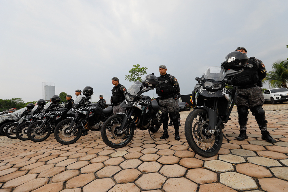 Novos policiais militares que vão integrar a Companhia de ...