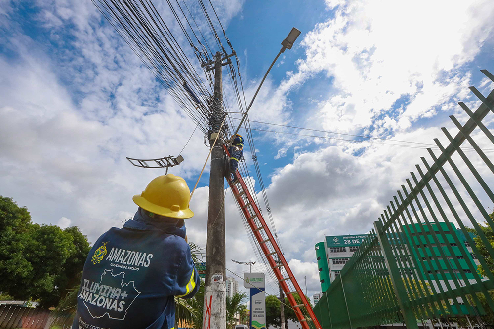 Implantação de pontos de LED na área externa do Complexo Hospitalar Sul ...