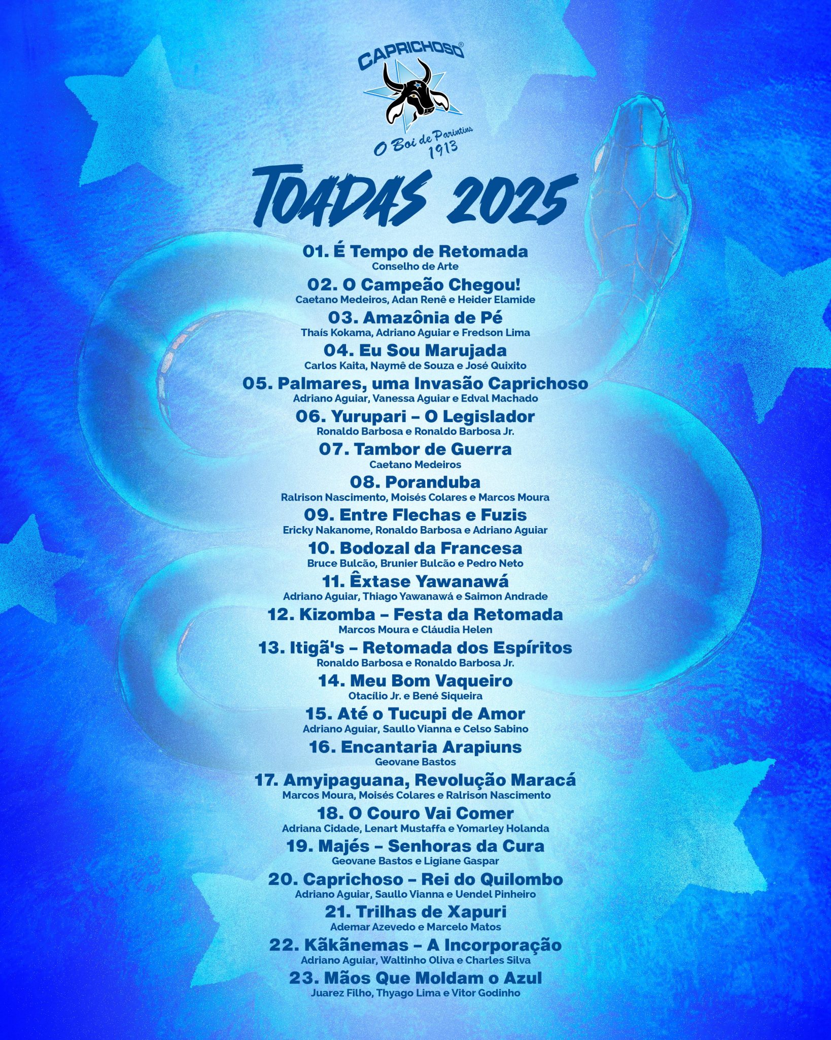 Veja lista das toadas selecionadas para o álbum 'É Tempo de Retomada ...