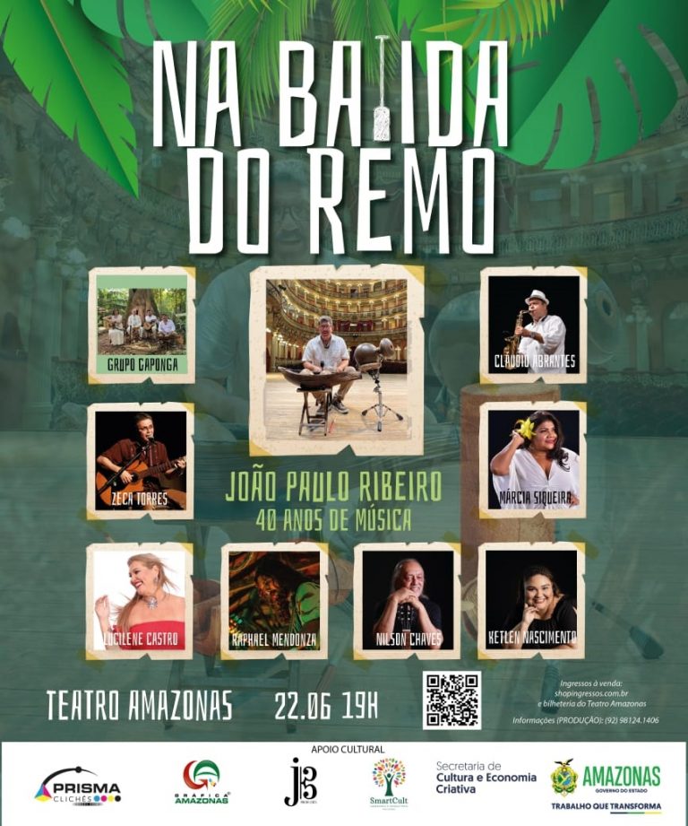 João Paulo Ribeiro celebra 40 anos de carreira com show no Teatro Amazonas - Portal do Marcos Santos